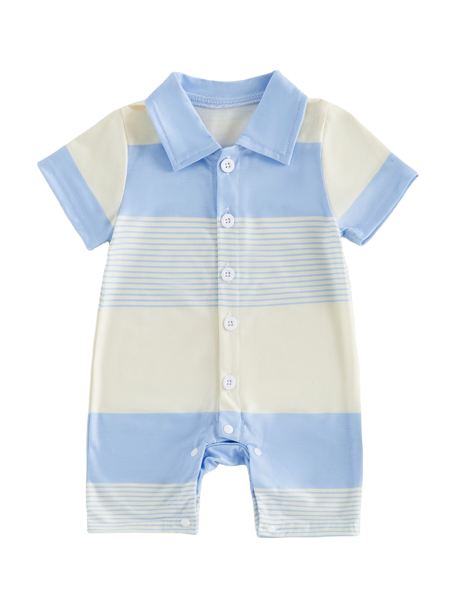 BemeyourBBs Newborn Baby Boy Summer Clothes Romper One Piece Outfit 0 3 ...