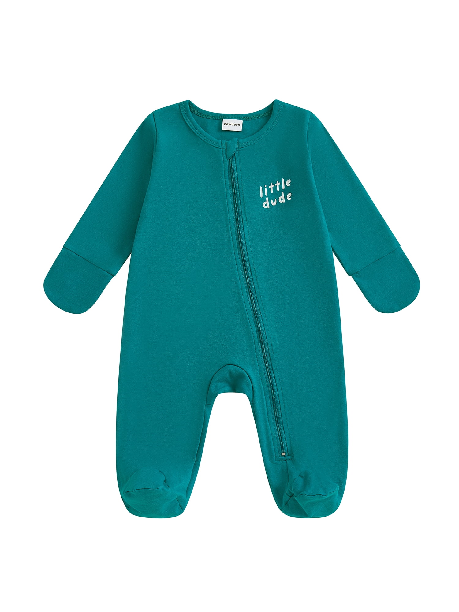 BemeyourBBs Newborn Baby Fall Footed Romper Letter Print Long Sleeve ...
