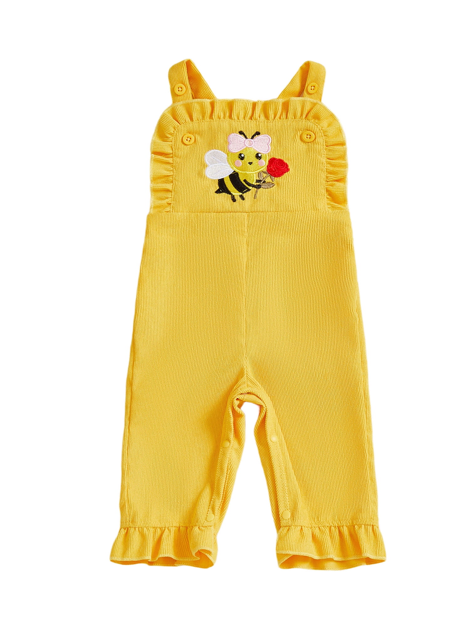 BemeyourBBs Newborn Baby Girl Bee Romper Overalls Bell Bottoms Clothes ...