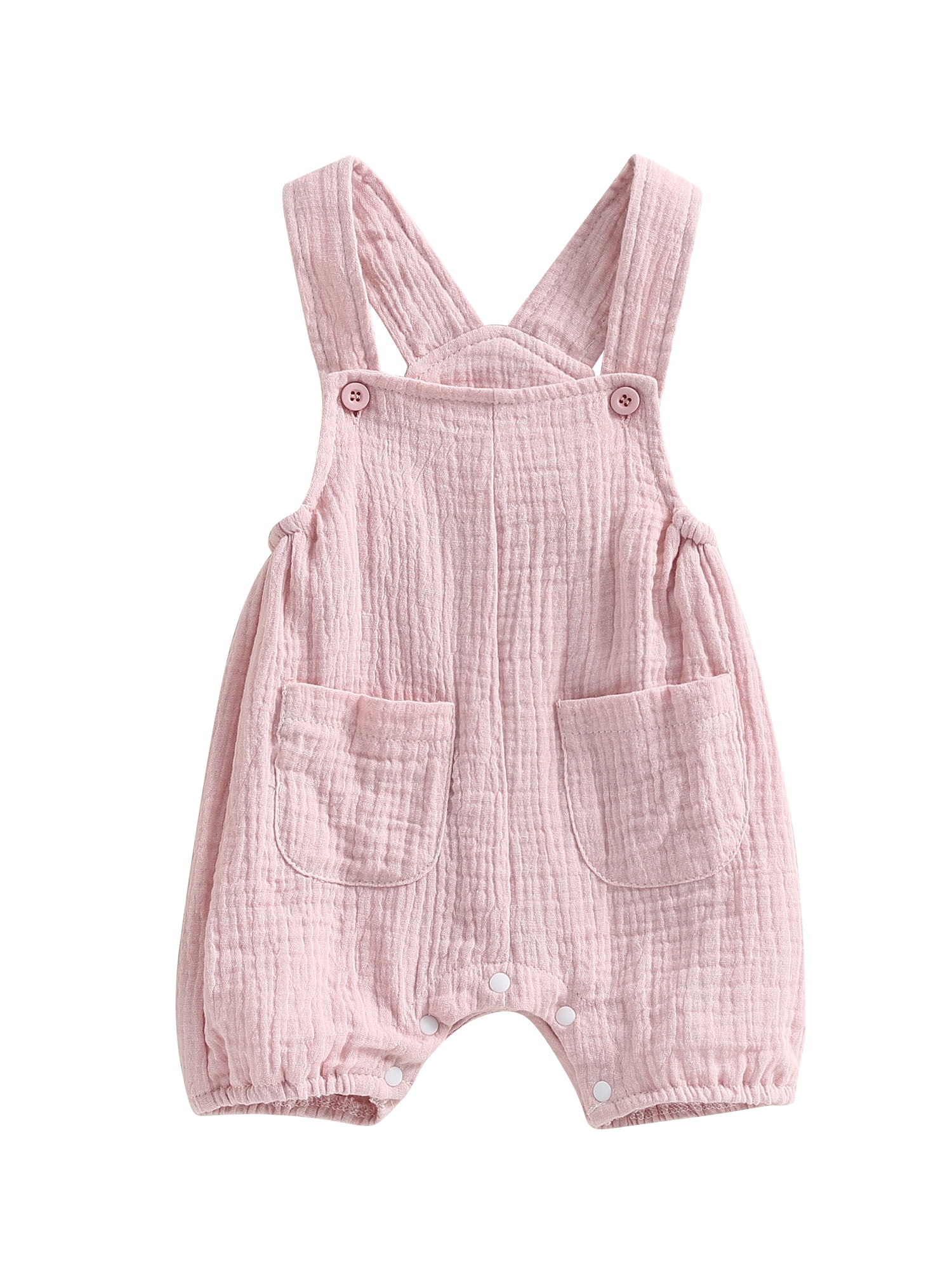 BemeyourBBs Newborn Baby Girl Boy Summer Clothes Cotton Linen Romper ...