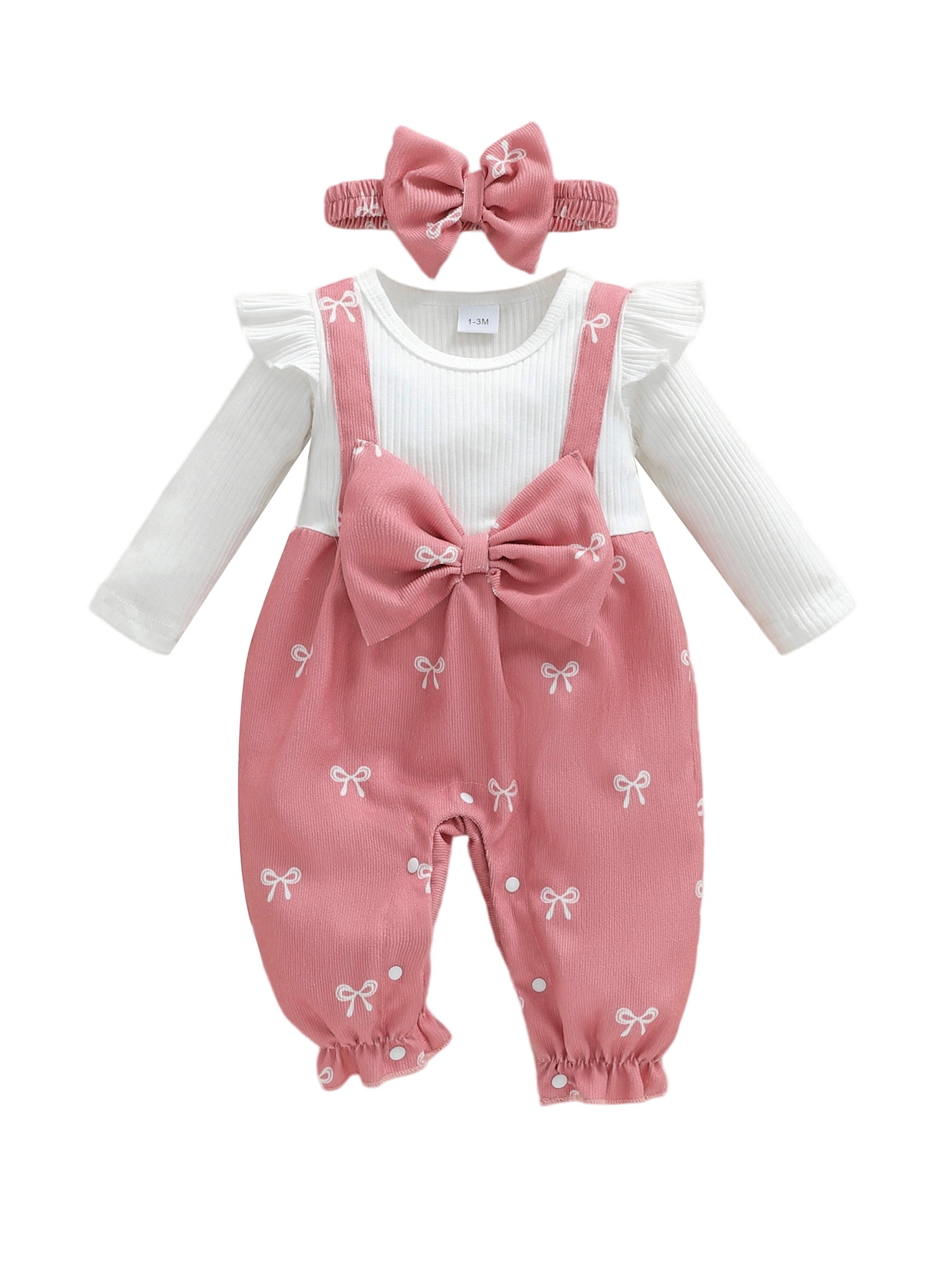 BemeyourBBs Newborn Baby Girl Spring Fall Winter Clothes Long Sleeve ...