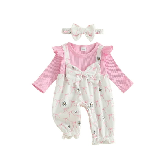 BemeyourBBs Newborn Baby Girl Spring Fall Winter Clothes Long Sleeve ...