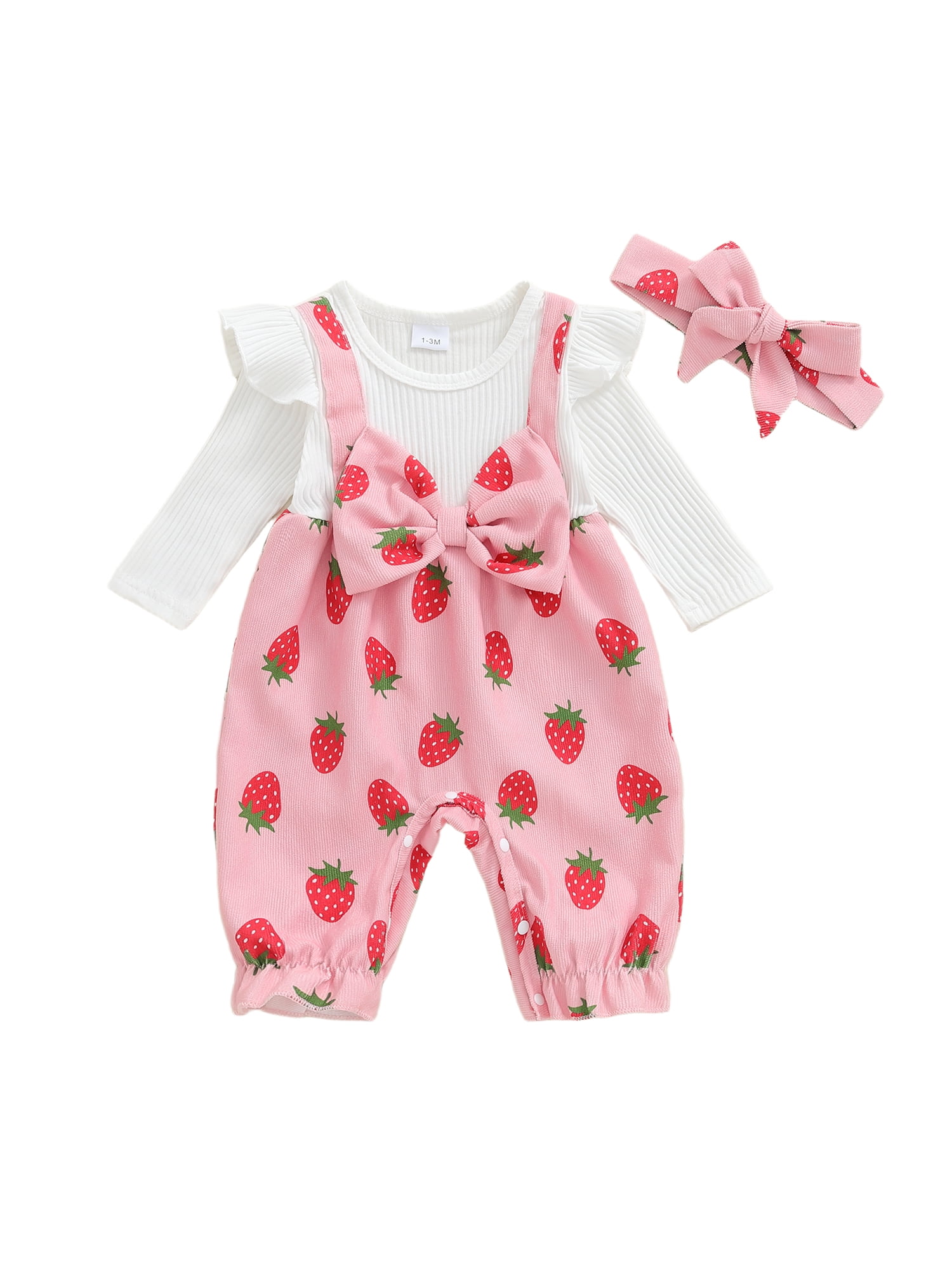 BemeyourBBs Newborn Baby Girl Spring Fall Winter Clothes Long Sleeve ...