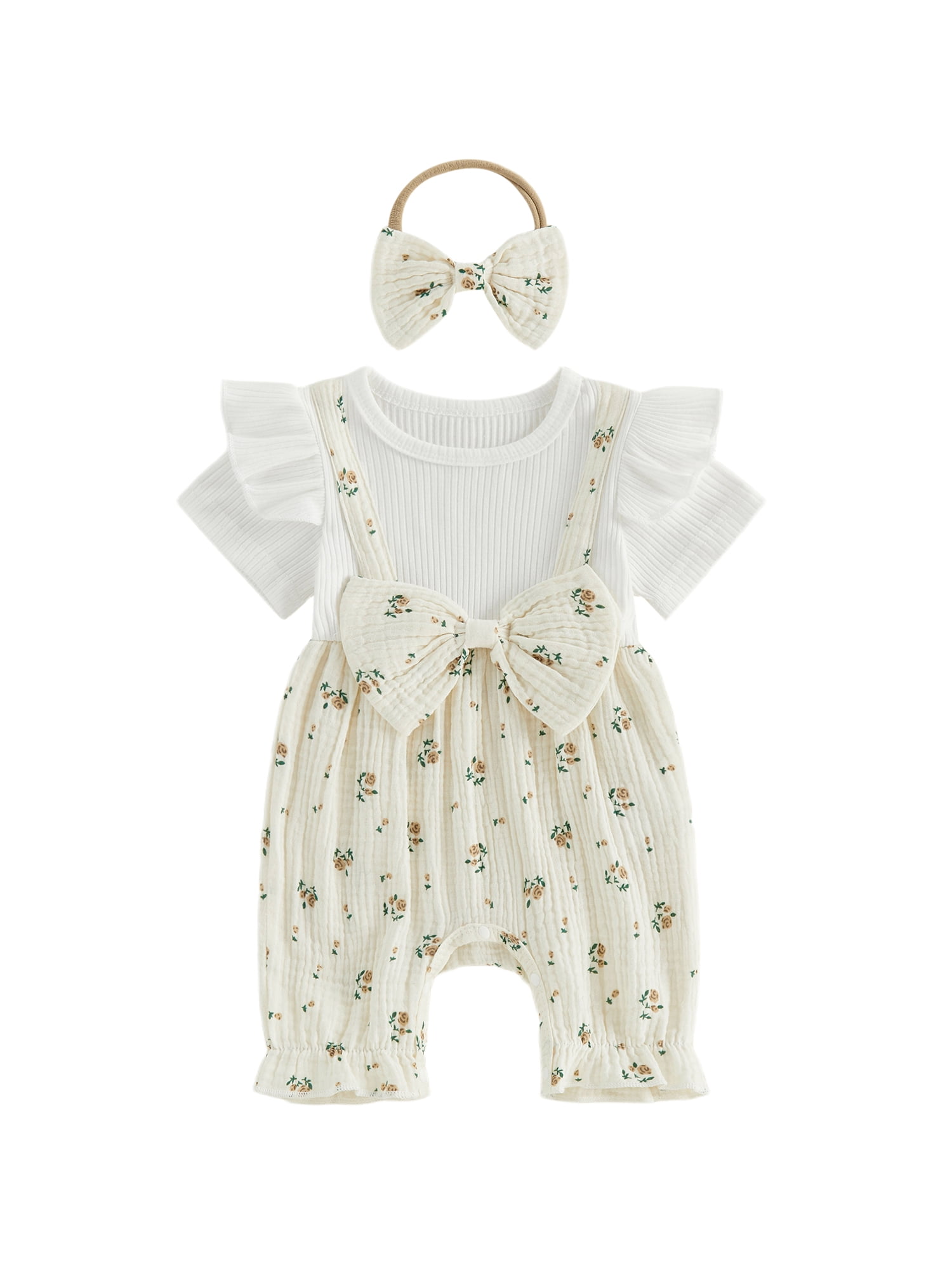BemeyourBBs Newborn Baby Girl Spring Summer Fall Clothes 0 3 6 9 12 18 ...