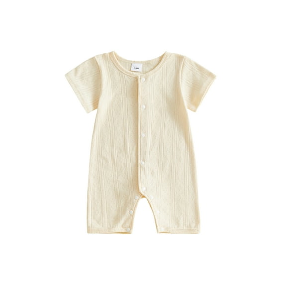 BemeyourBBs Newborn Baby Girl Summer Clothes Knit One Piece Romper ...