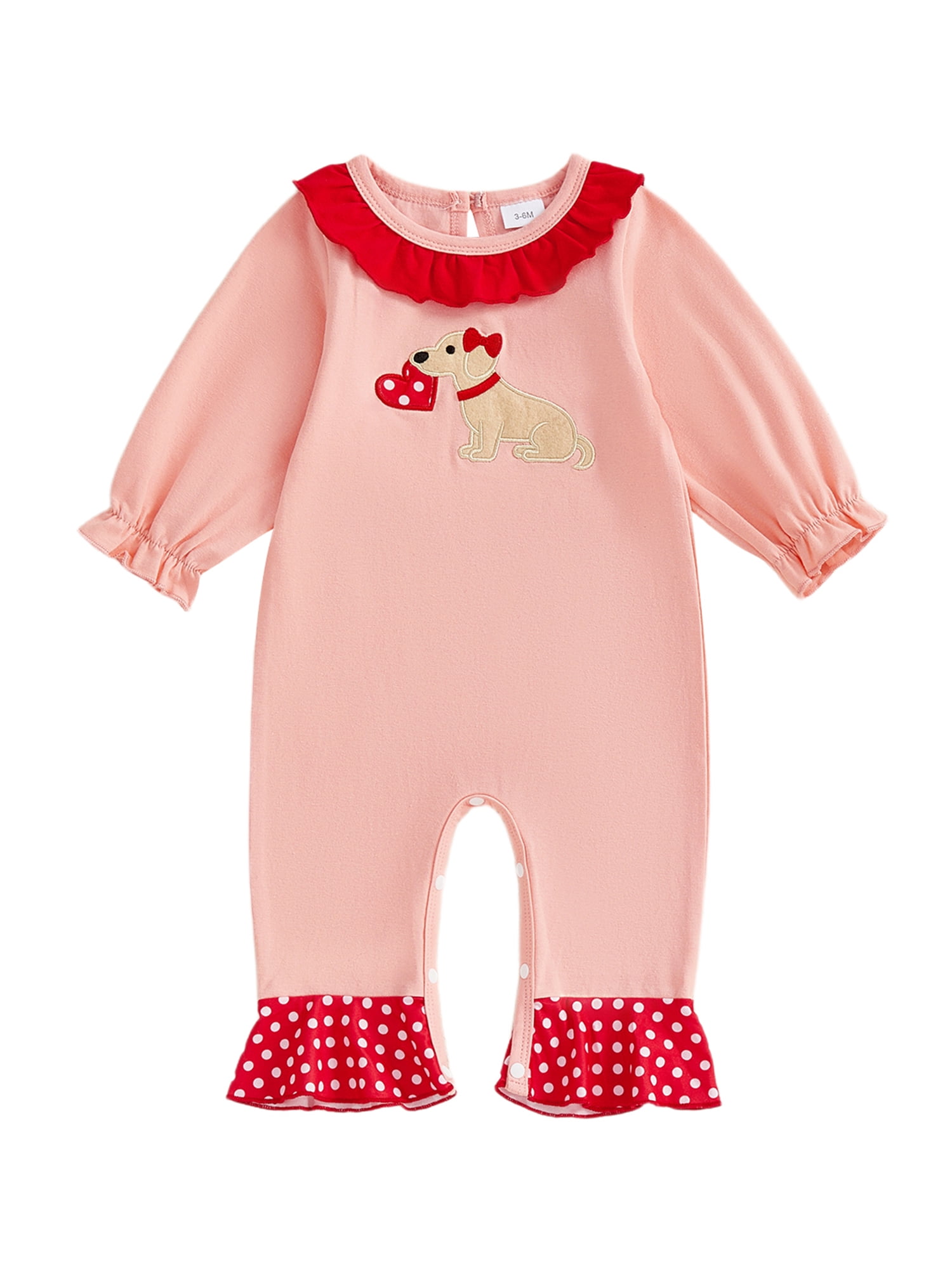 BemeyourBBs Newborn Baby Girl Valentines Outfit Spring Romper Love ...