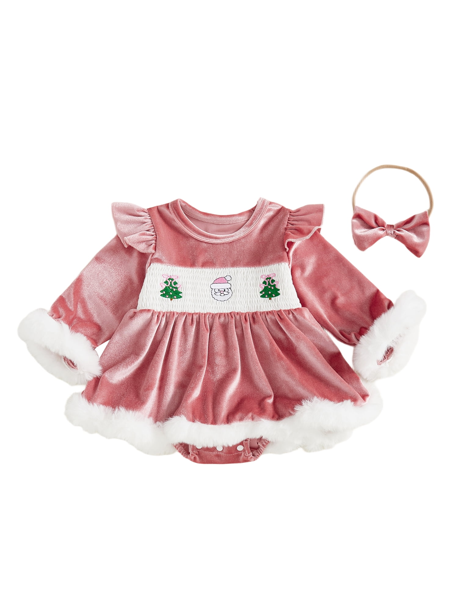 BemeyourBBs Newborn Baby Girls Christmas Outfits Long Sleeve Christmas ...