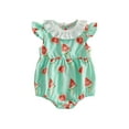 BemeyourBBs Newborn Baby Girls Summer Bubble Romper Stawberry ...