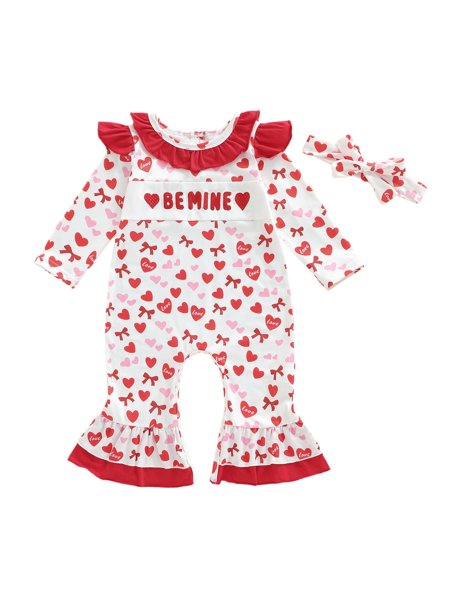 BemeyourBBs Newborn Baby Girls Valentines Day Outfit Spring Fall ...