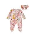 BemeyourBBs Newborn Baby Girls Western Cowgirl Outfits Ruffle Footed ...