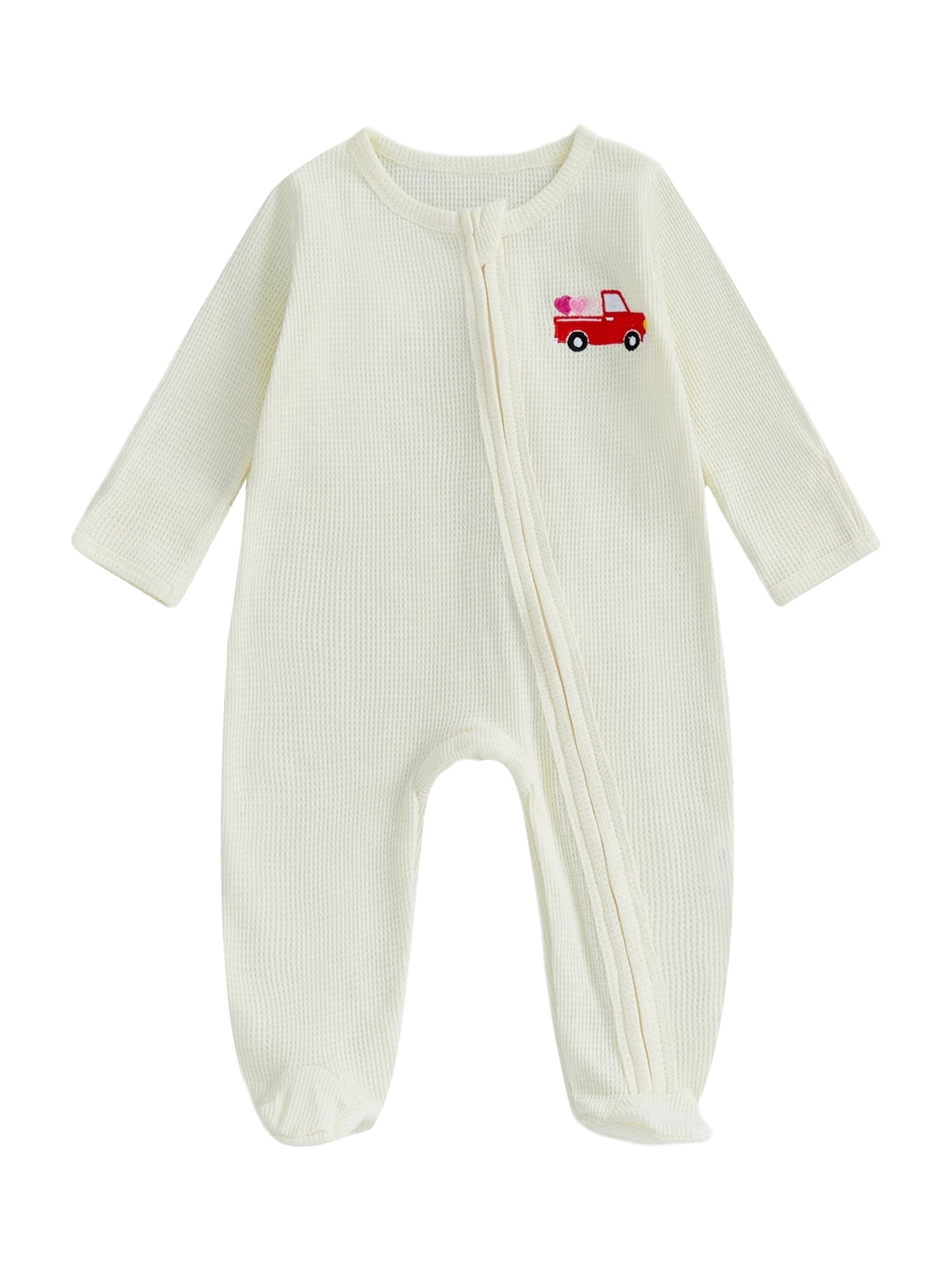 BemeyourBBs Newborn Valentines Day Outfits Baby Boy Girl Footied Romper ...