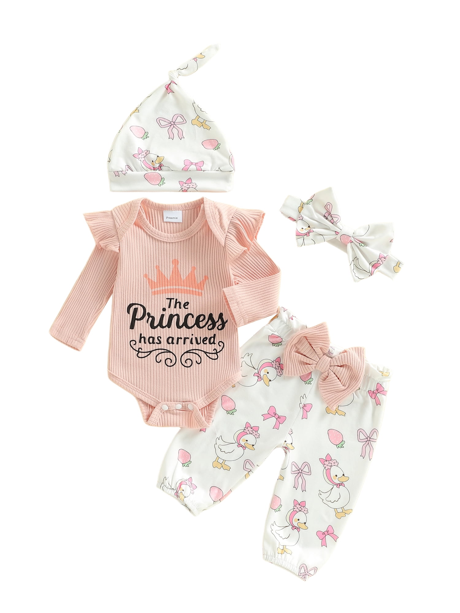 BemeyourBBs Preemie Newborn Baby Girls Hospital Going Home Outfits The ...