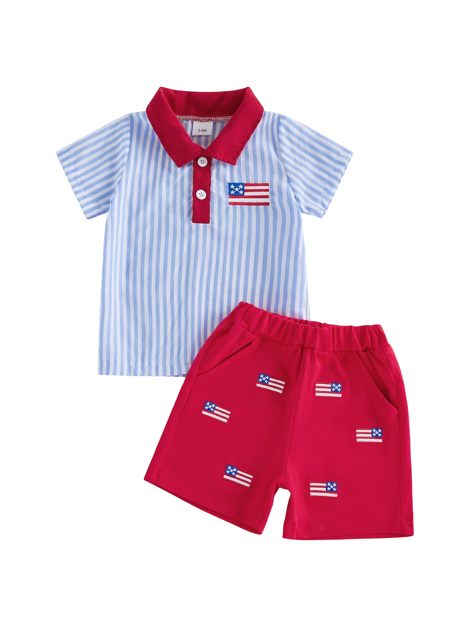 BemeyourBBs Toddler Baby Boy 4th of July Outfit Baby Boys Independence ...