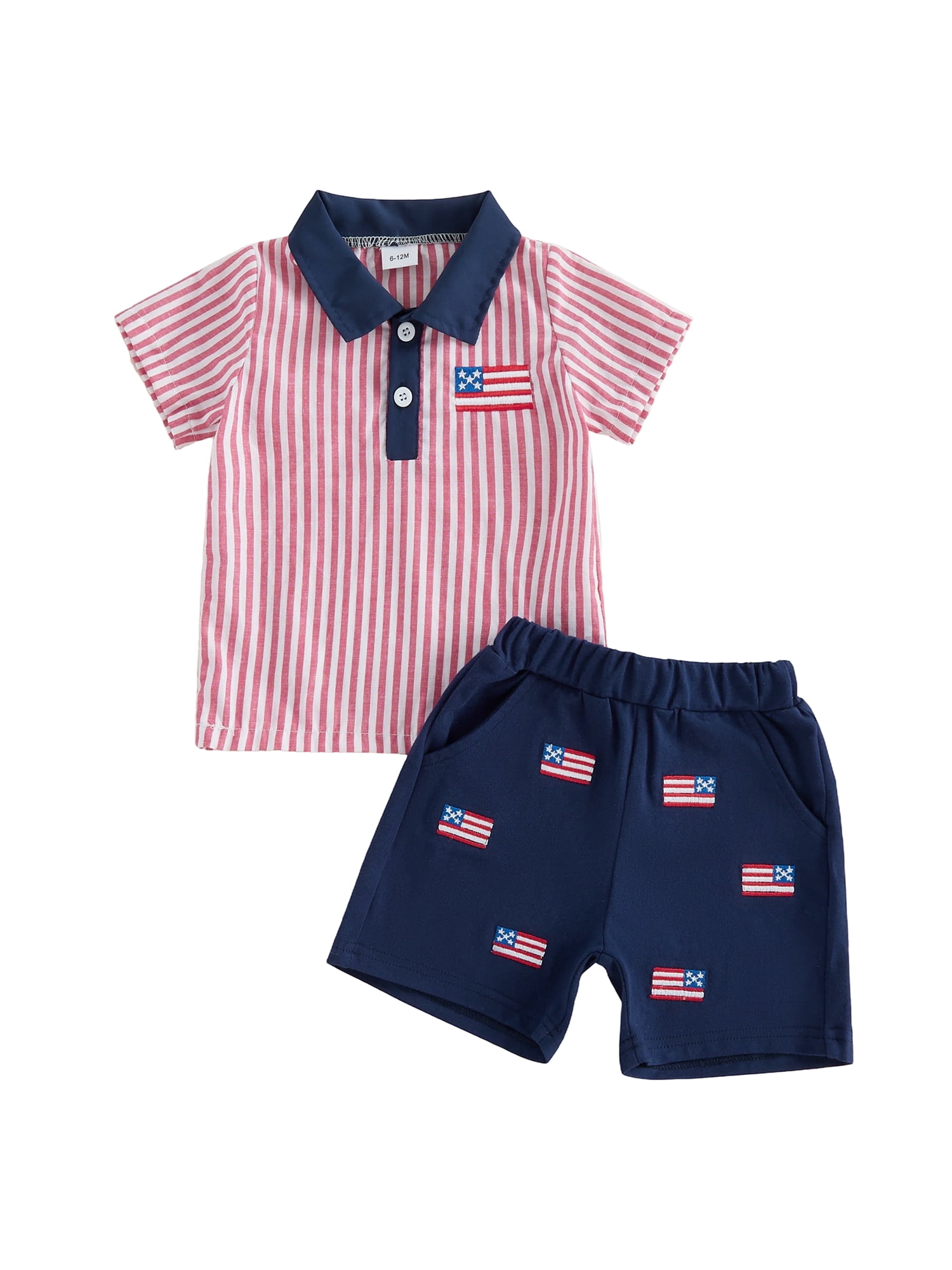BemeyourBBs Toddler Baby Boy 4th of July Outfit Baby Boys Independence ...