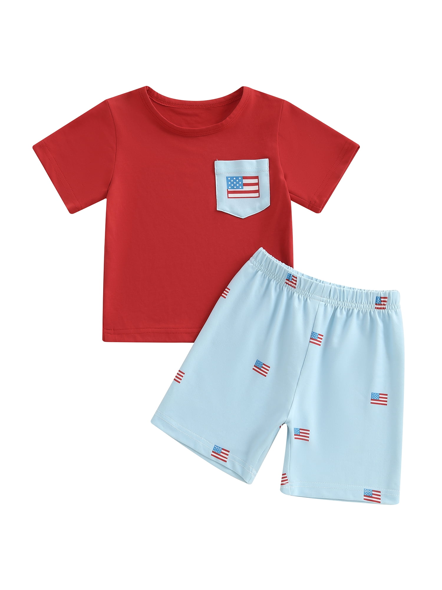 BemeyourBBs Toddler Baby Boy 4th of July Outfit Patriot Fourth of July ...