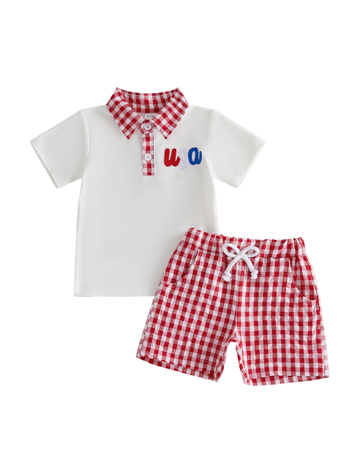 BemeyourBBs Toddler Baby Boy 4th of July Outfit Patriot Independence ...