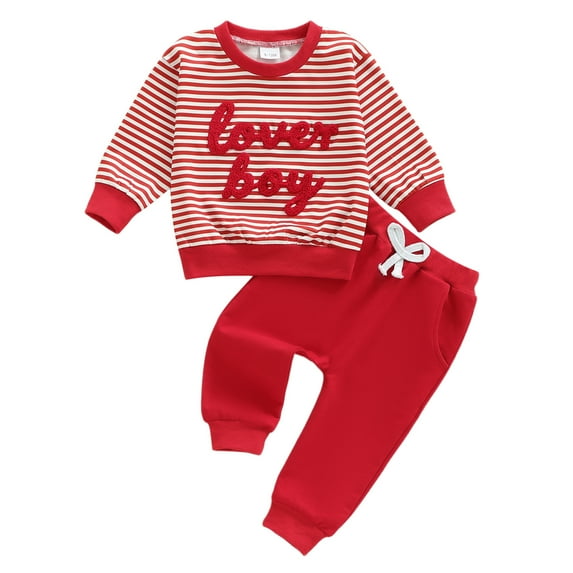 BemeyourBBs Toddler Baby Boy Girl Valentine Day Outfits Little Love ...