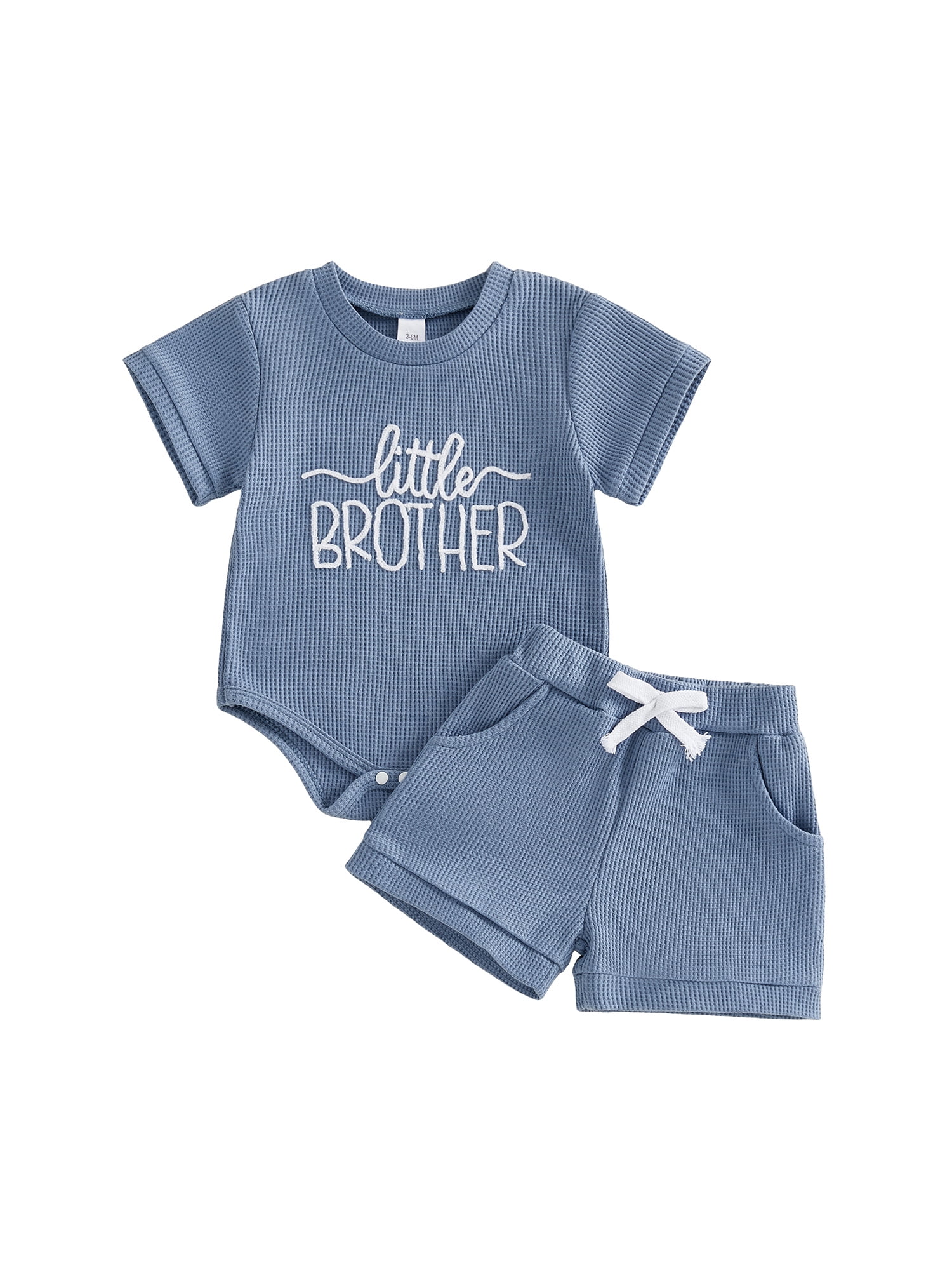 BemeyourBBs Toddler Baby Boy Little Brother Big Brother Matching Outfit ...