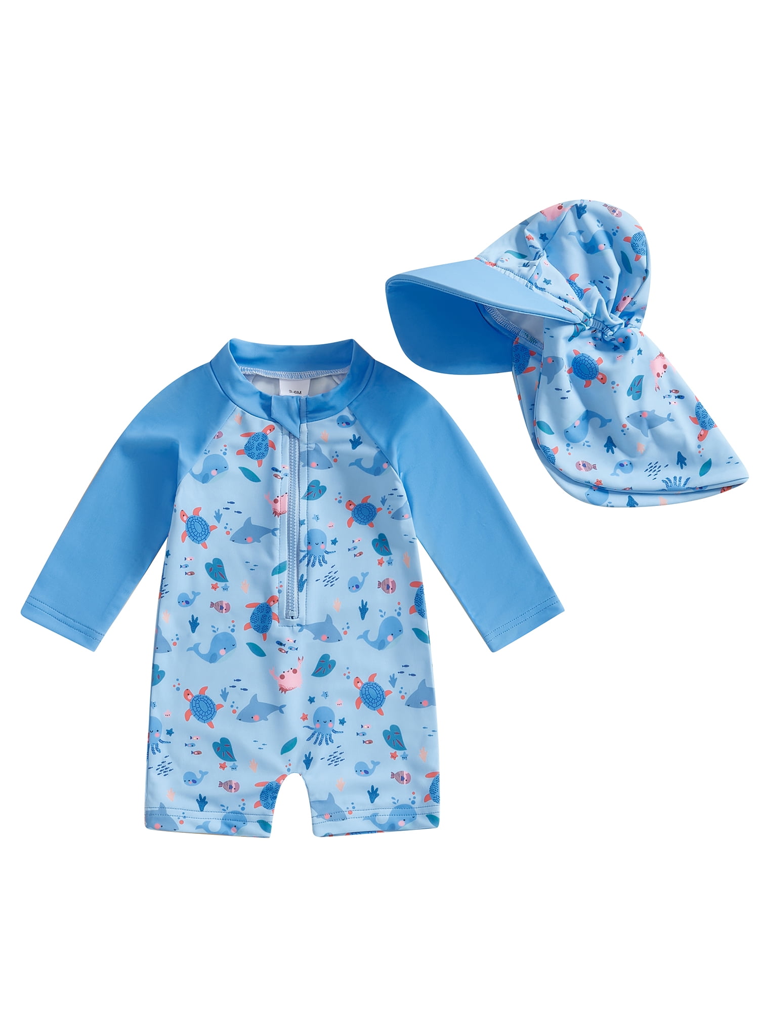 BemeyourBBs Toddler Baby Boy One Piece Swimsuit Infant Bathing Suit ...