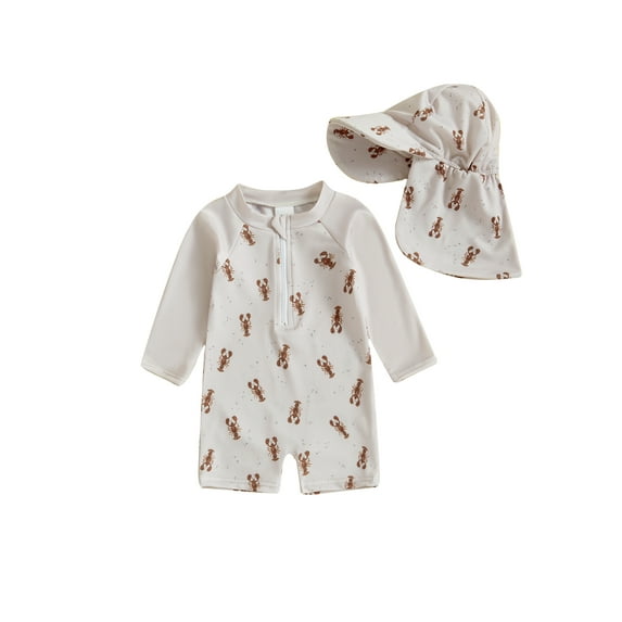 BemeyourBBs Toddler Baby Boy One Piece Swimsuit Infant Bathing Suit ...