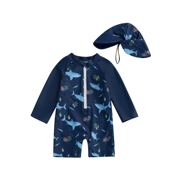 BemeyourBBs Toddler Baby Boy One Piece Swimsuit Kids Newborn Infant ...