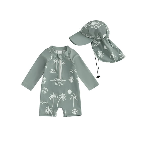 BemeyourBBs Toddler Baby Boy One Piece Swimsuit Kids Newborn Infant ...