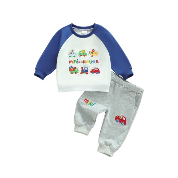 BemeyourBBs Toddler Baby Boy Spring Fall Winter Outfit Excavator ...
