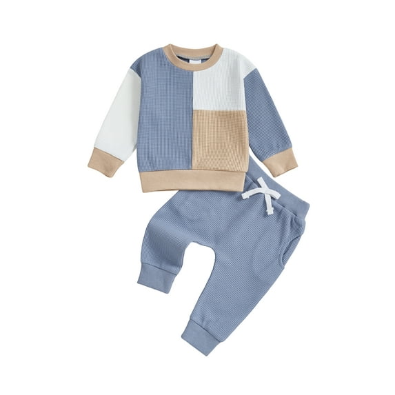 BemeyourBBs Toddler Baby Boy Spring Fall Winter Outfits Waffled ...