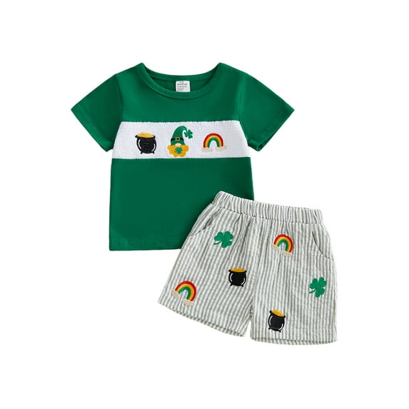 BemeyourBBs Toddler Baby Boy St Patricks Day Outfits Irish Spring ...