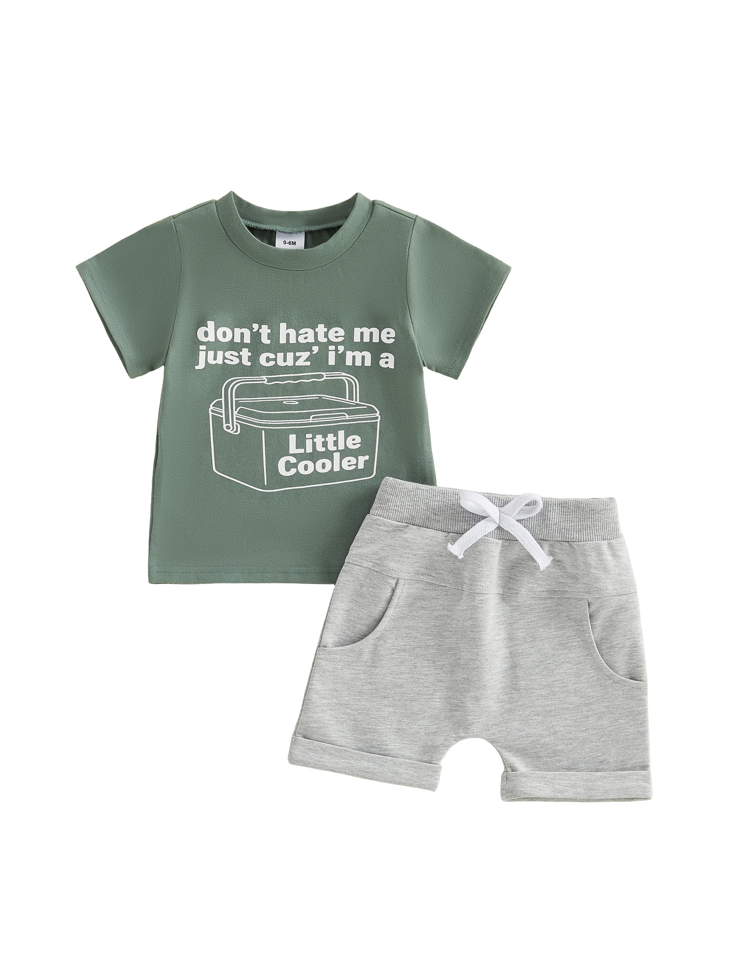BemeyourBBs Toddler Baby Boy Summer Outfit Don't Hate Me Just Cuz I'm A ...