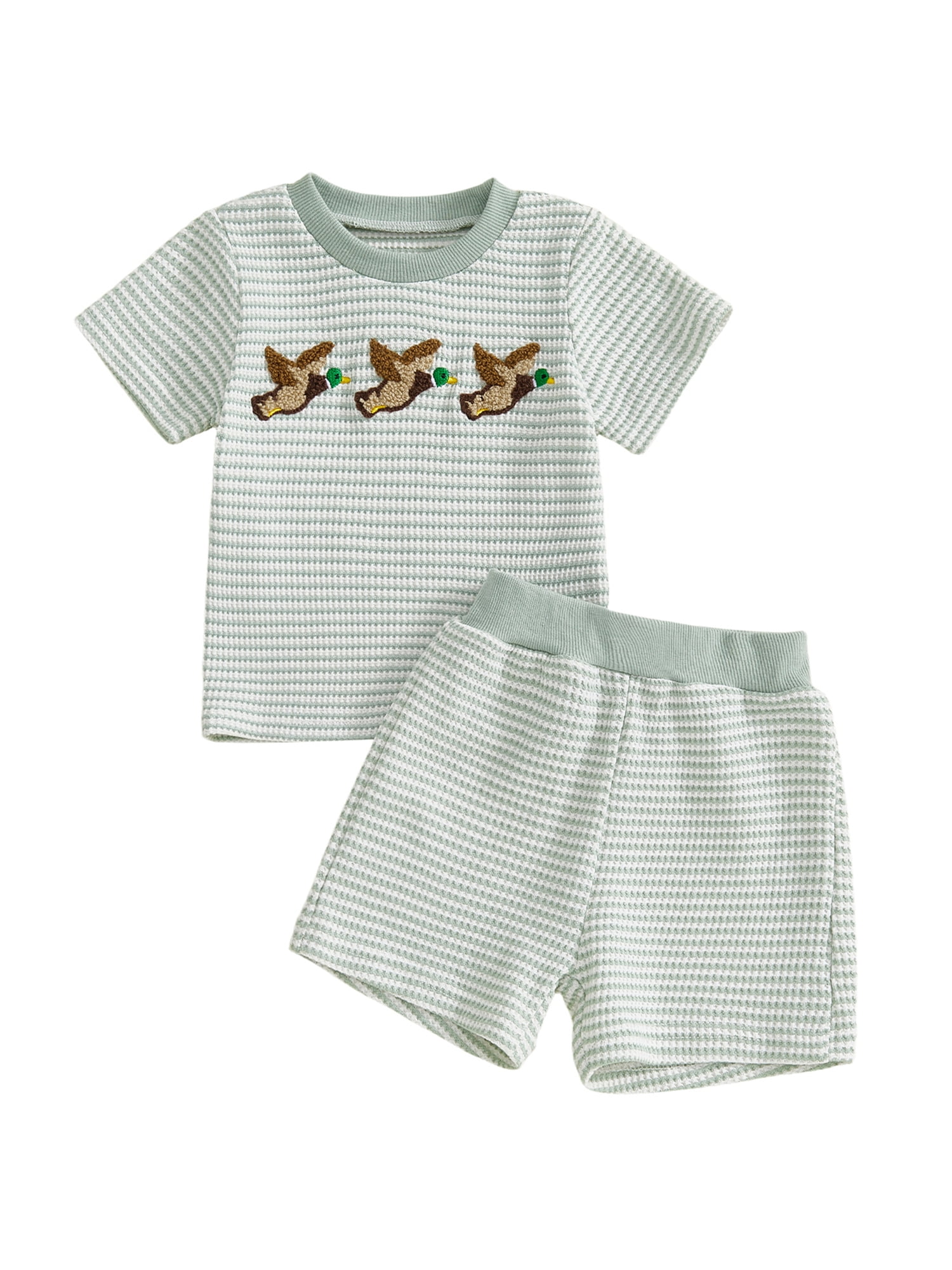 BemeyourBBs Toddler Baby Boys Mallard Duck Outfits Summer Clothes ...