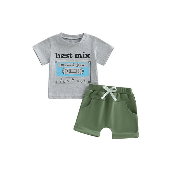 BemeyourBBs Toddler Baby Boys Summer Clothes Newborn Infant 2 Piece ...