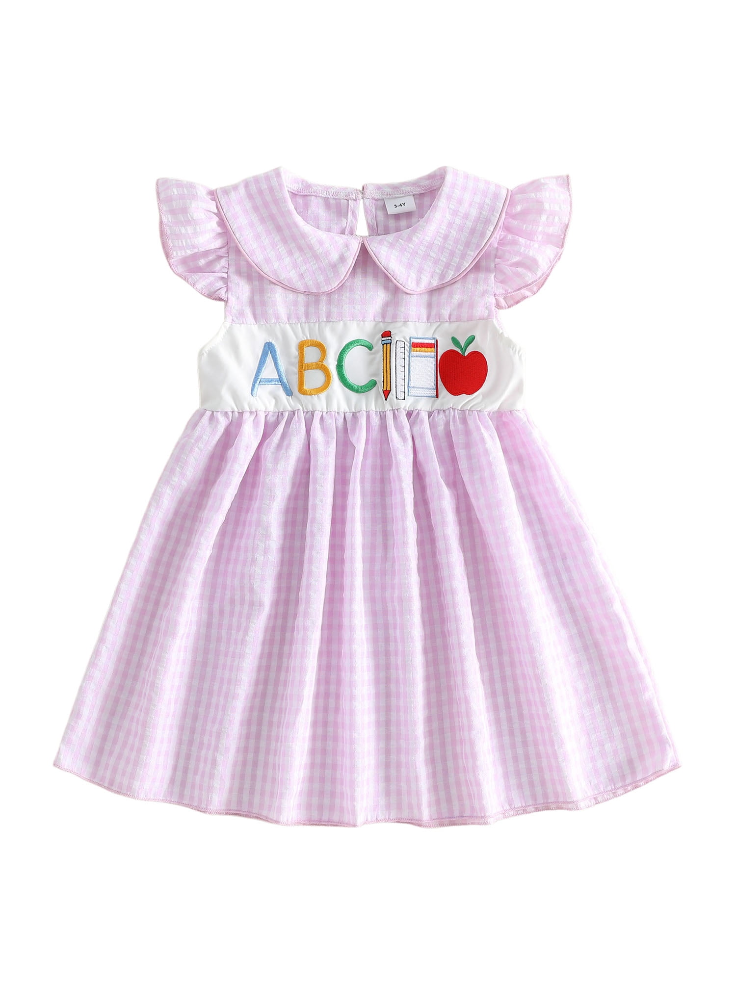 BemeyourBBs Toddler Baby Girl Back to School Dress KidsKindergarten ...
