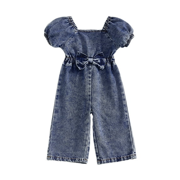 BemeyourBBs Toddler Baby Girl Denim Outfits Jean Jumpsuit Overalls Cute ...