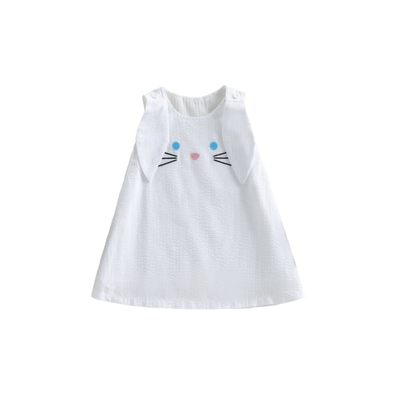 BemeyourBBs Toddler Baby Girl Easter Dress Outfit Cute 3D Bunny Ears ...