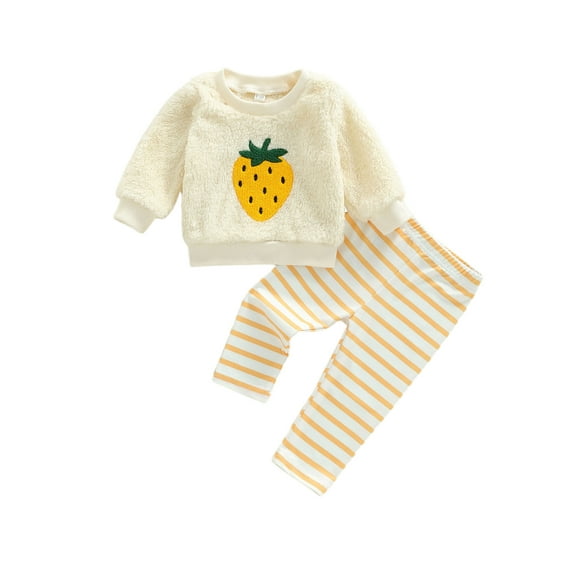 BemeyourBBs Toddler Baby Girl Fall Winter Outfit Fall Strawberry ...