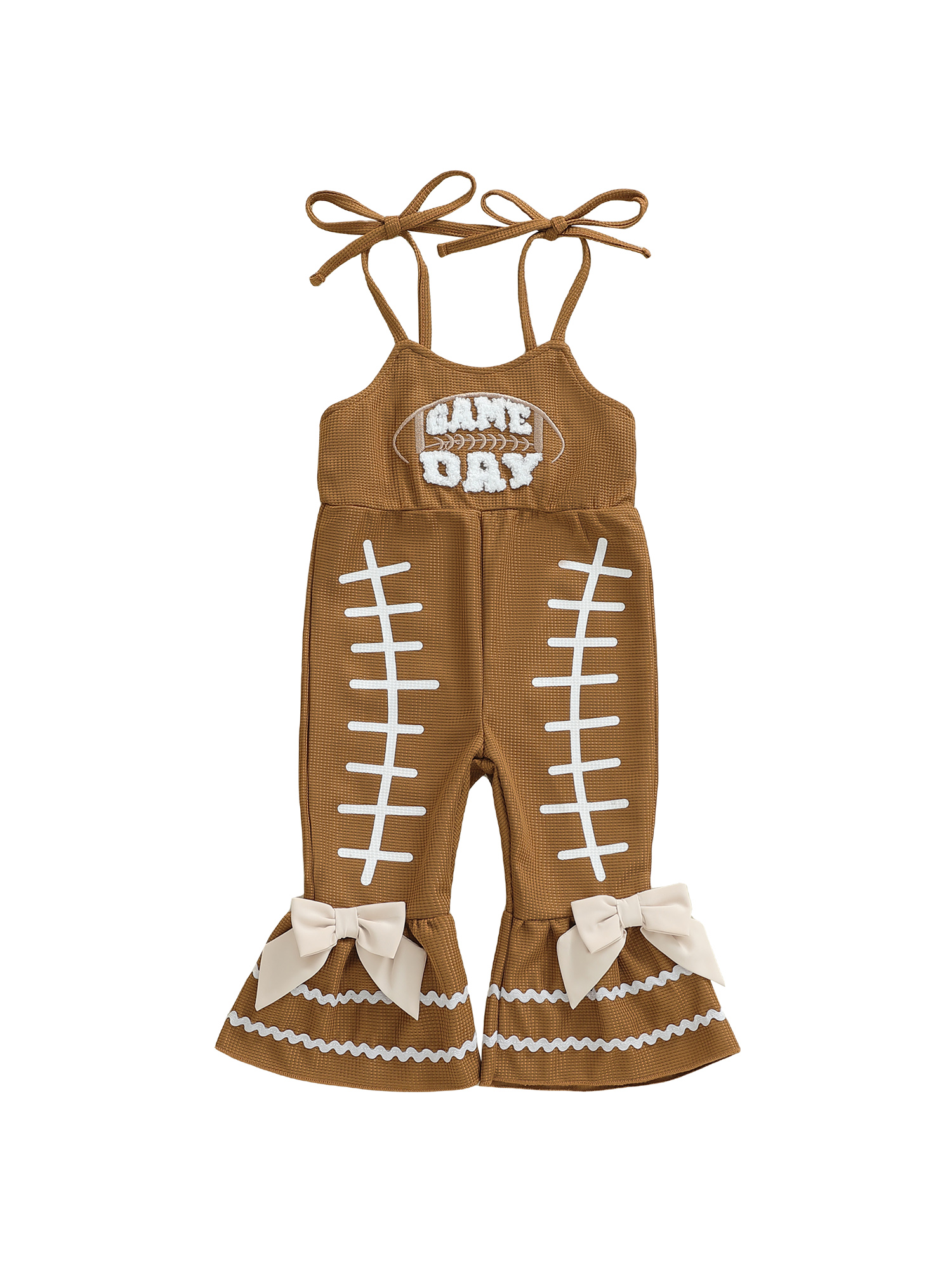 BemeyourBBs Toddler Baby Girl Football Outfit Little Girl Rubby ...