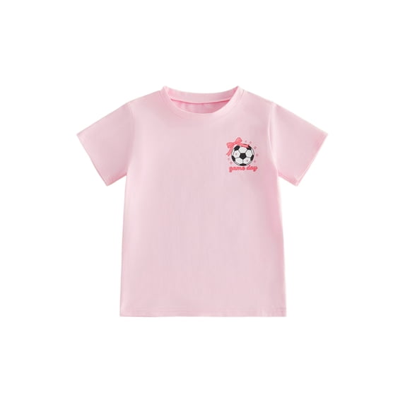 BemeyourBBs Toddler Baby Girl Football T Shirts Game Day Outfit Baby ...