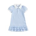 BemeyourBBs Toddler Baby Girl Plaid Gingham Dress Half Button-up ...