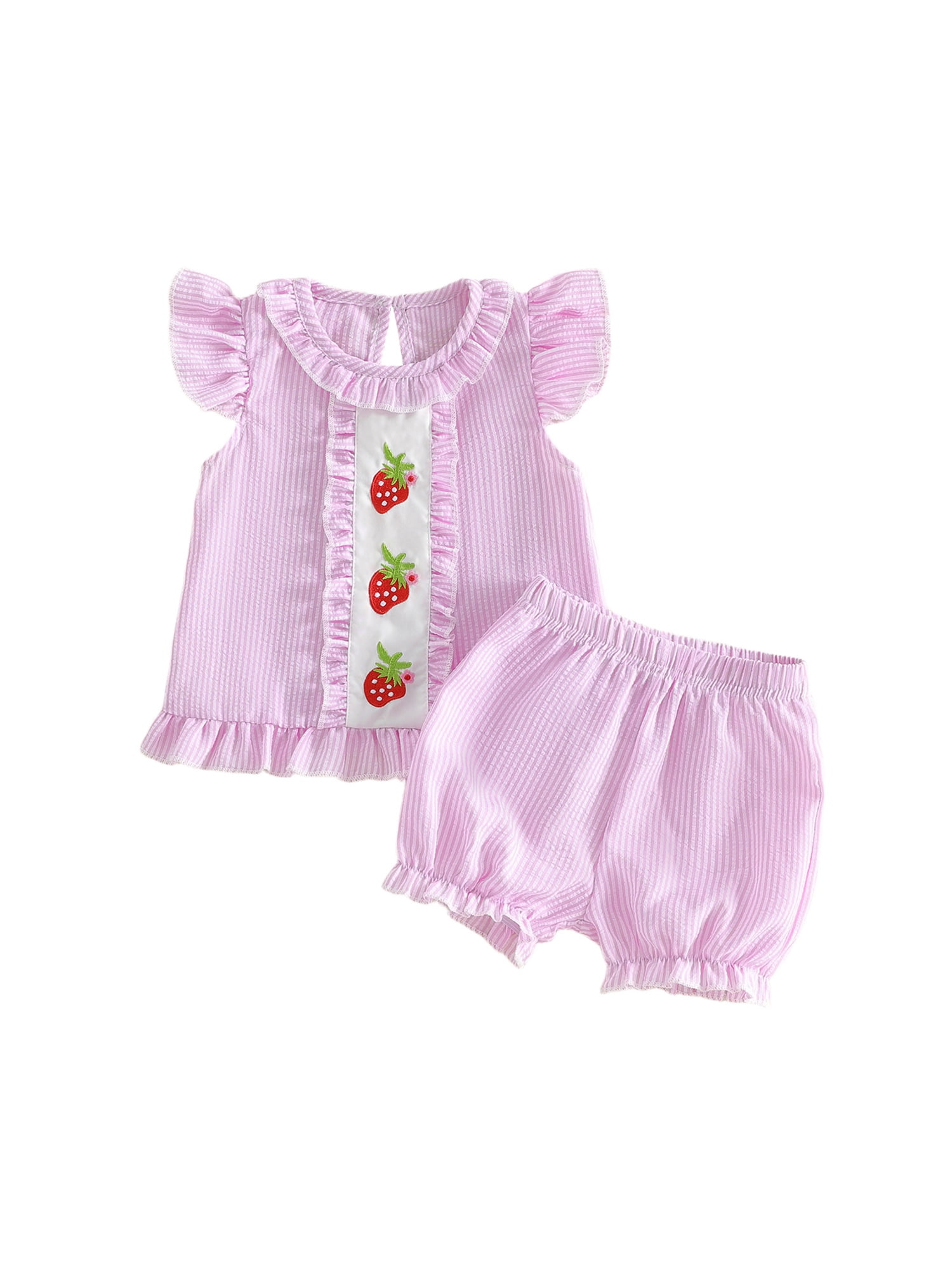 BemeyourBBs Toddler Baby Girl Summer Clothes Cute Infant Baby Girls ...
