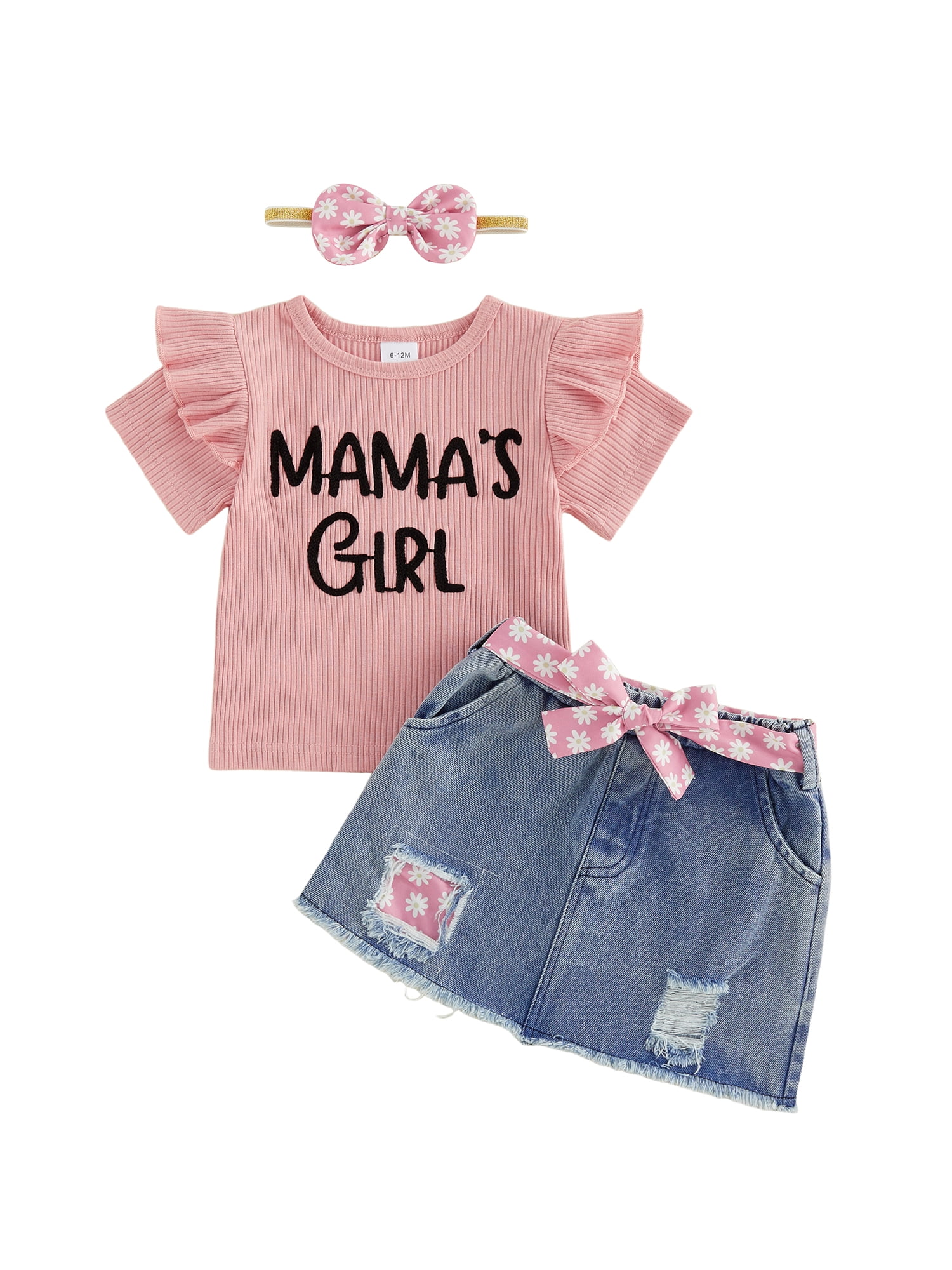 BemeyourBBs Toddler Baby Girl Summer Clothes Infant Baby Girls Denim 2 ...