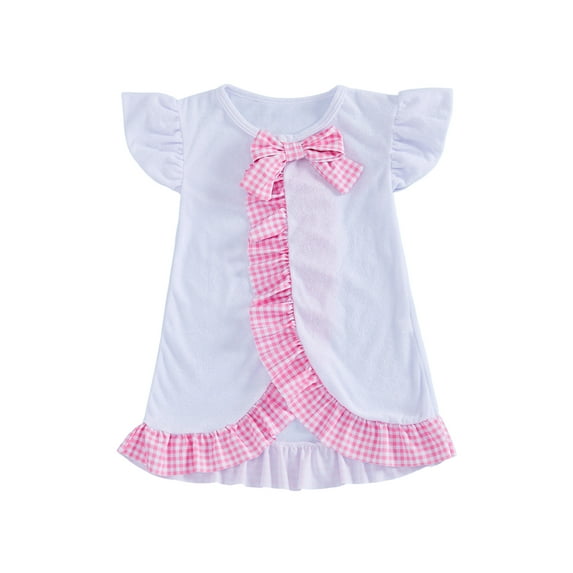 BemeyourBBs Toddler Baby Girl Swim Cover Up Dress for Swimwear Ruffle ...