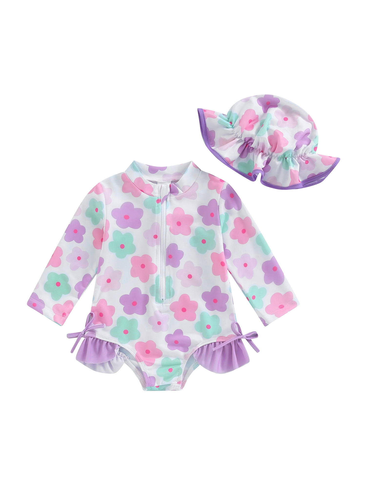 BemeyourBBs Toddler Baby Girl Swimsuit Infant Bathing Suit One-Piece ...