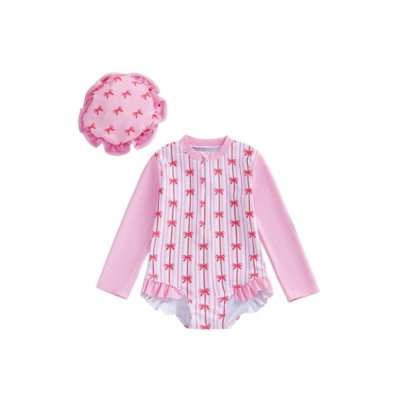 BemeyourBBs Toddler Baby Girl Swimsuit Infant Bathing Suit One-Piece ...