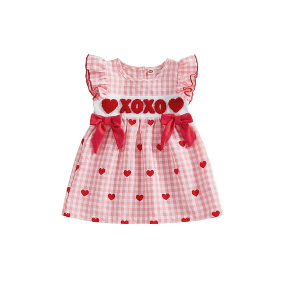 BemeyourBBs Toddler Baby Girl Valentine Dress Outfit Spring Summer ...