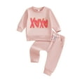 BemeyourBBs Toddler Baby Girl Valentines Day Outfits Long Sleeve Heart ...