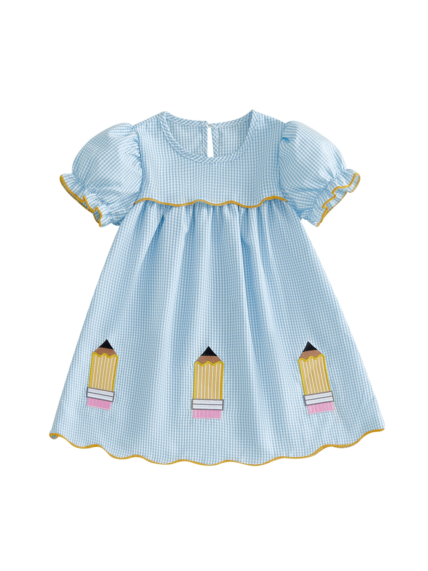 BemeyourBBs Toddler Baby Girls Back to School Dress Kindergarten ...