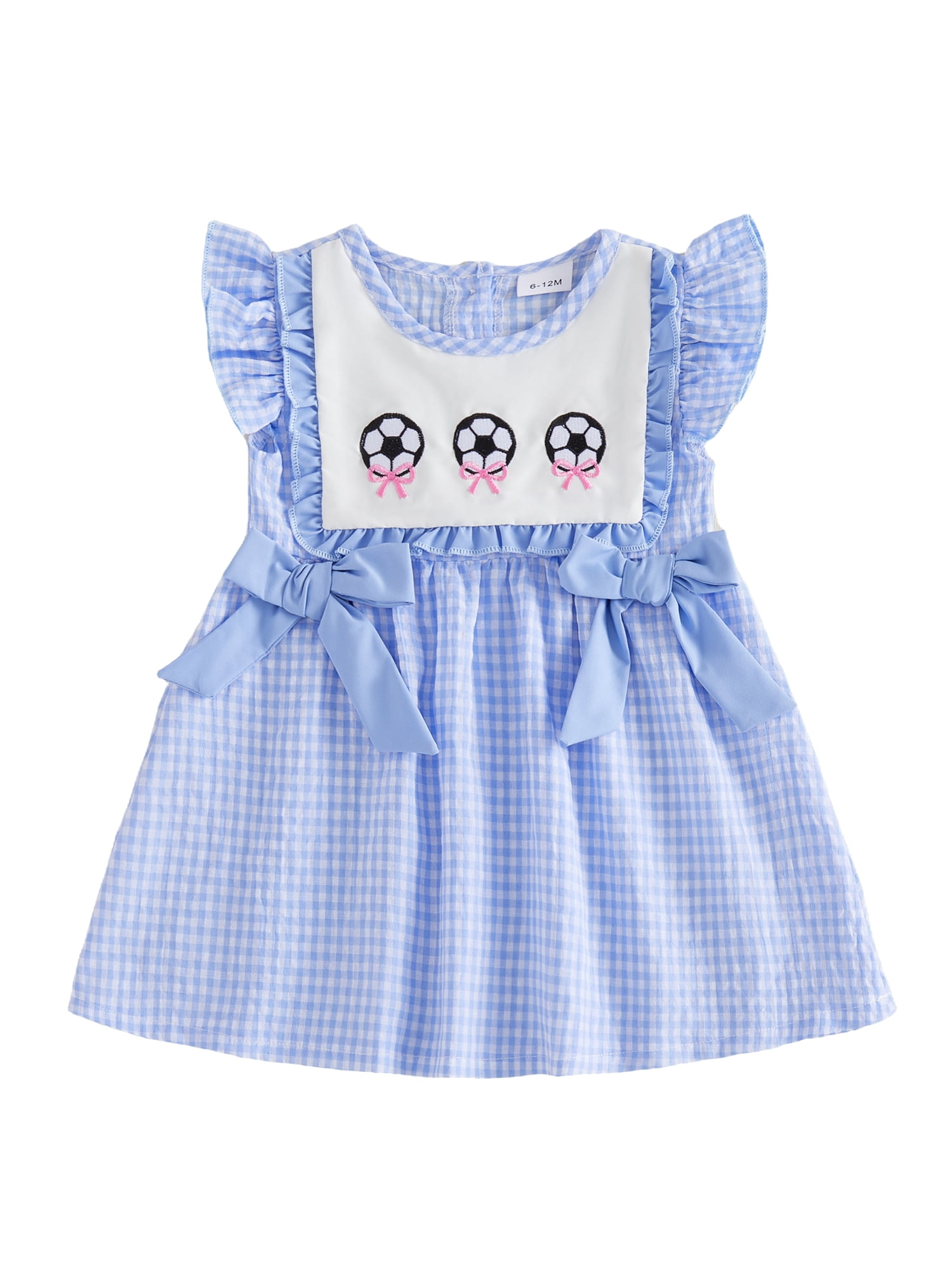 BemeyourBBs Toddler Baby Girls Football Dress Outfit 6 12 18 24 Months ...