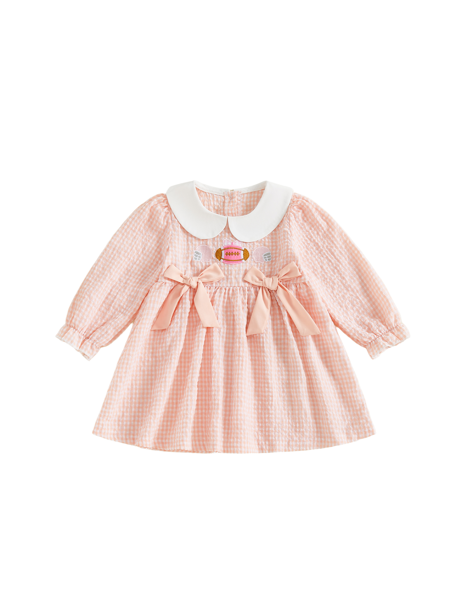 BemeyourBBs Toddler Baby Girls Football Outfit Rubby Clothes Plaid ...