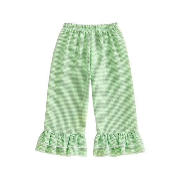 BemeyourBBs Toddler Baby Girls Gingham Plaid Pants Checked Flared Pants ...